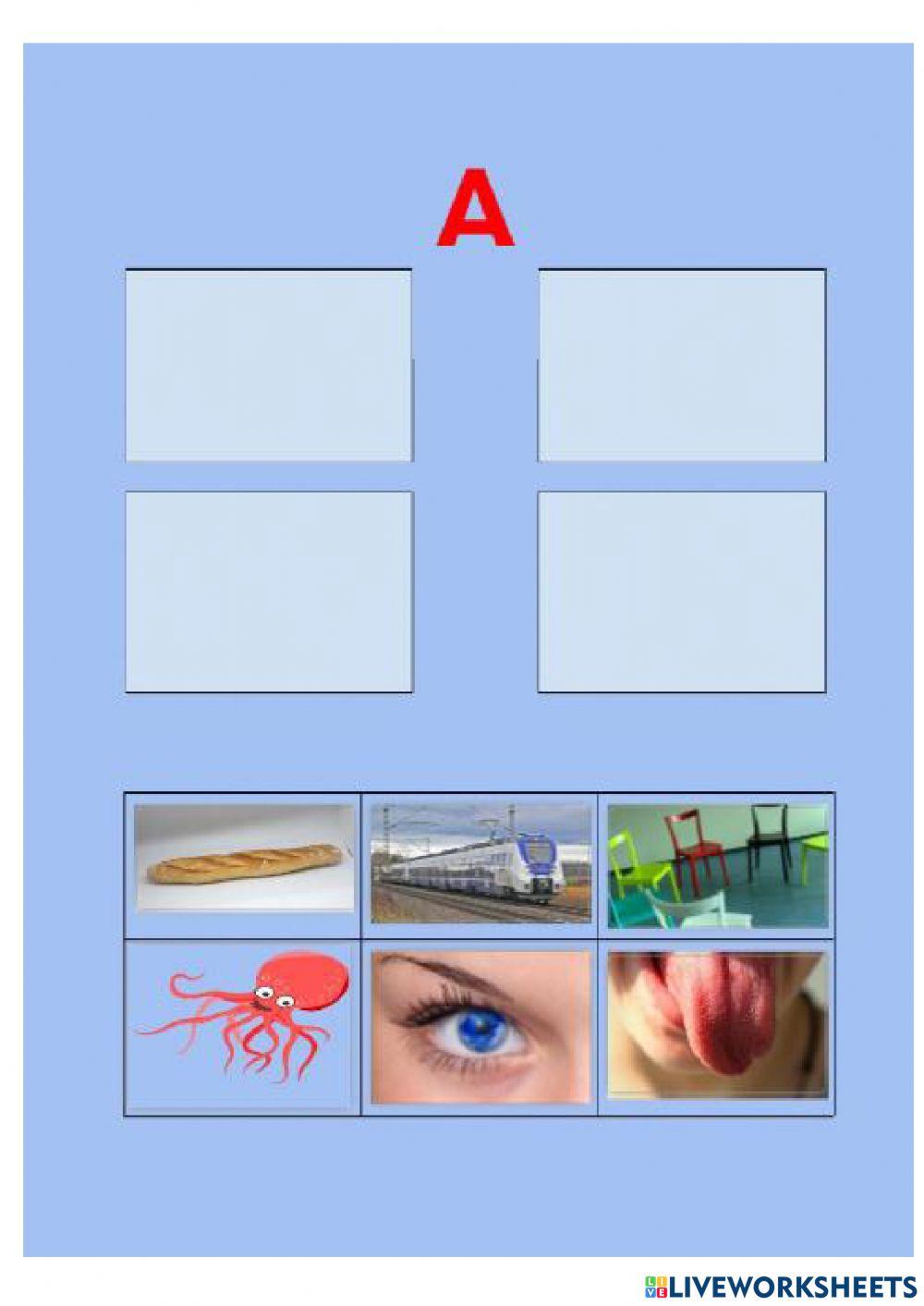 Vocal a interactive activity for aula acollida | Live Worksheets