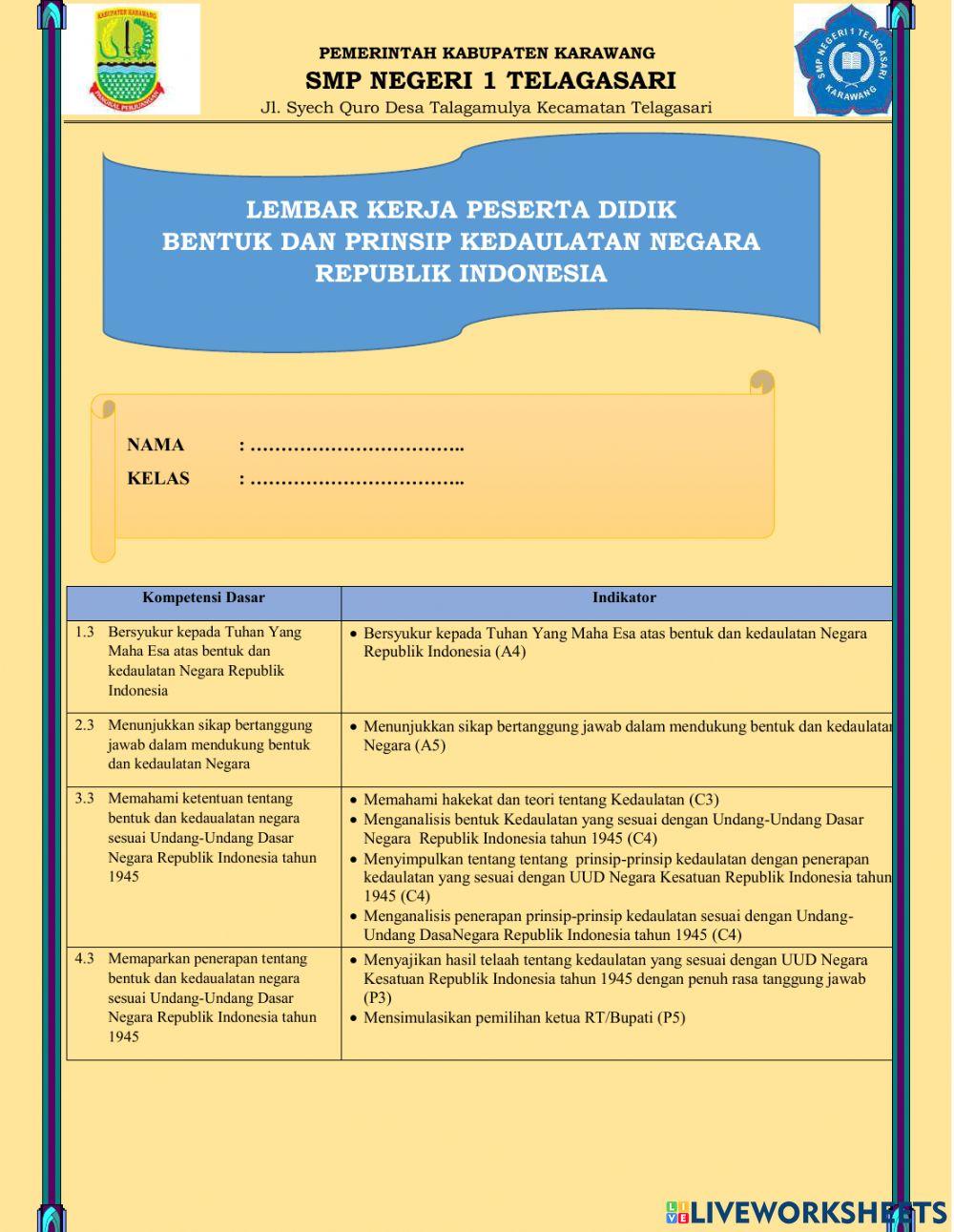 LKPD PENGETAHUAN PjBL worksheet | Live Worksheets