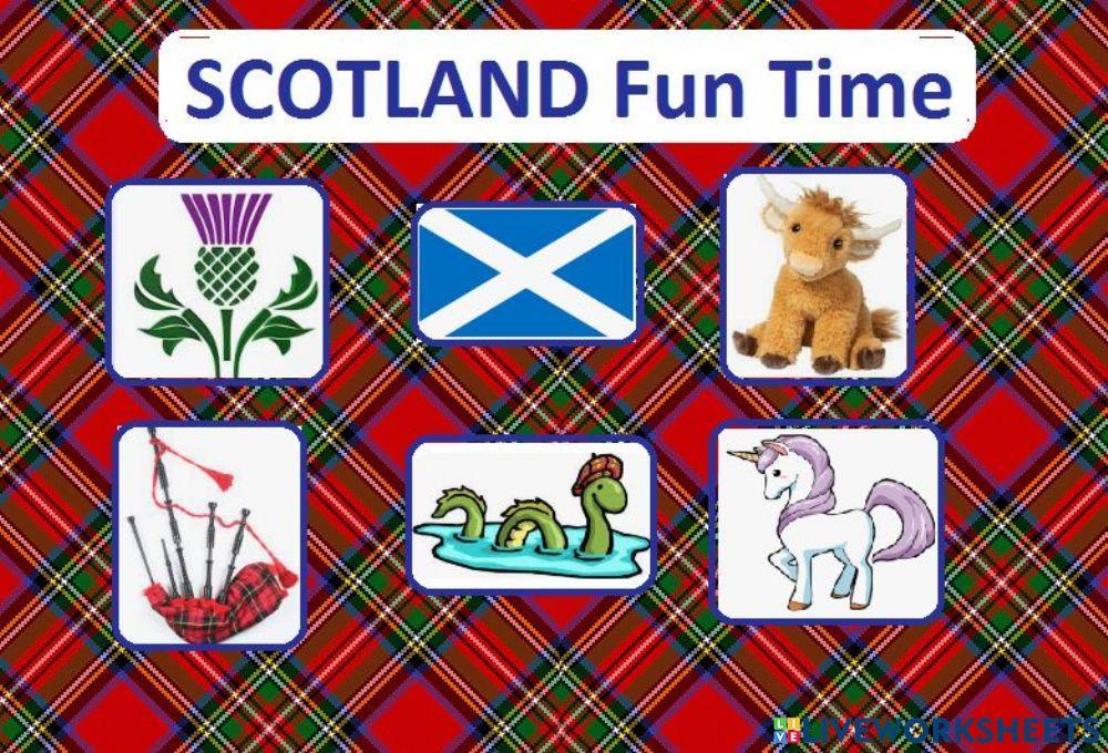 Scotland interactive worksheet for 7 | Live Worksheets