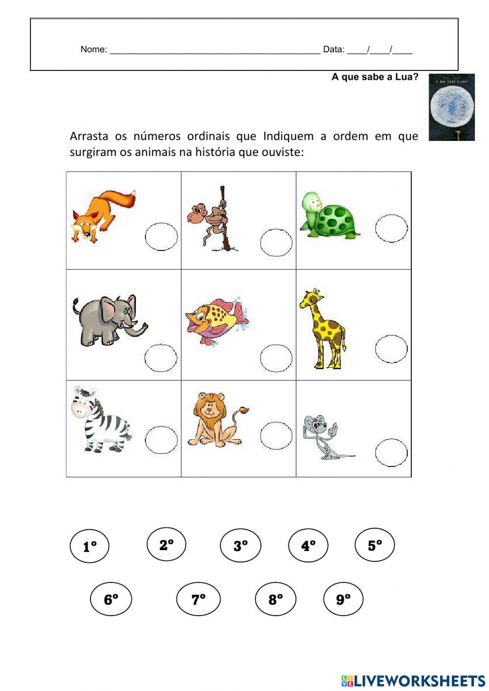 A que sabe a lua? worksheet | Live Worksheets