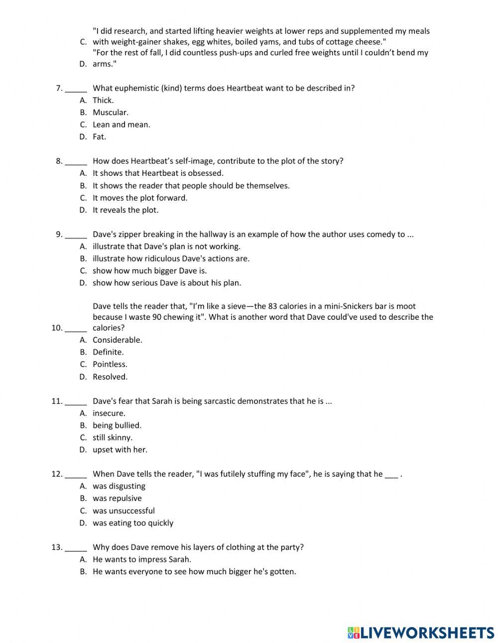 7-RC Heart | Free Interactive Worksheets | 2228979