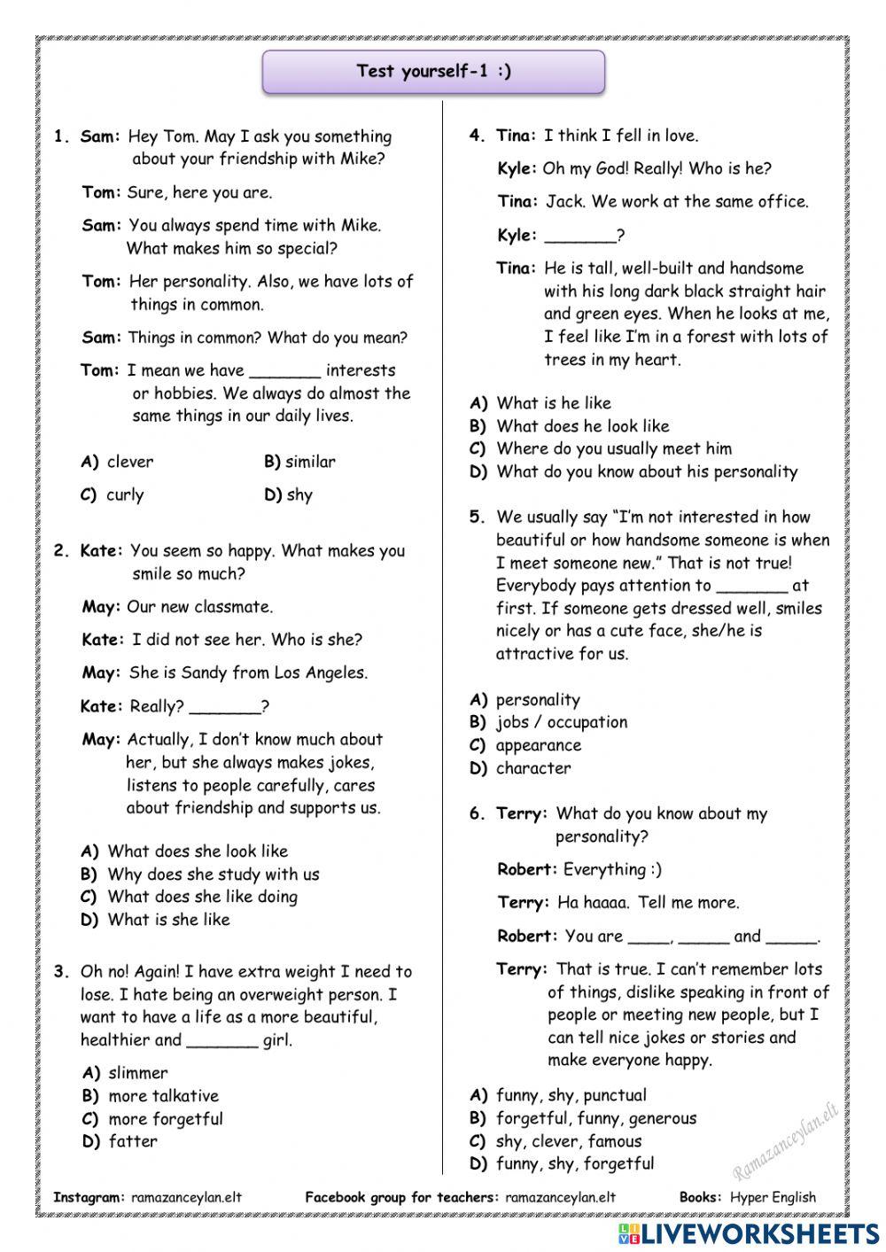 Unit 2 sports w… | Free Interactive Worksheets | 2199684