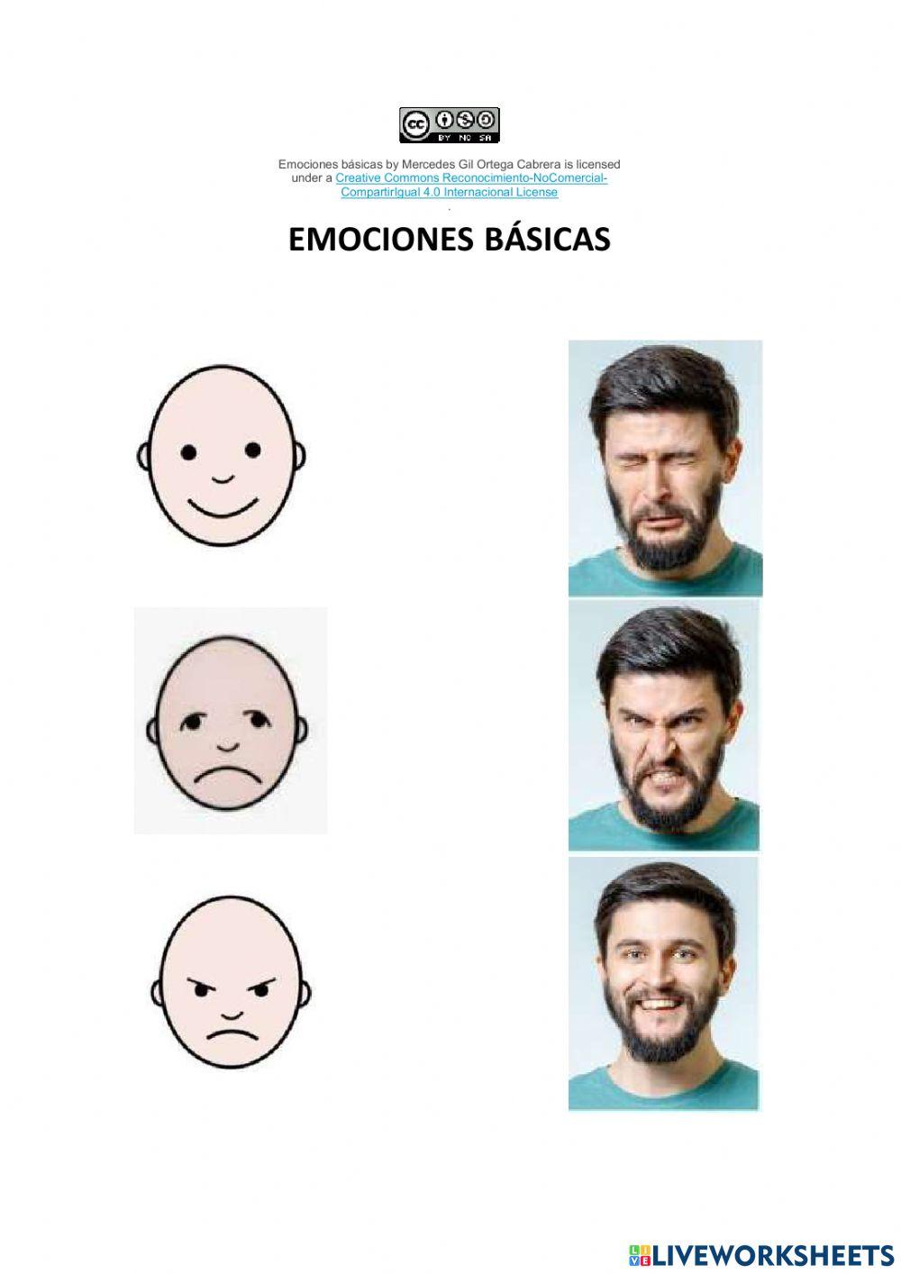 Emociones básicas online exercise for Todos | Live Worksheets