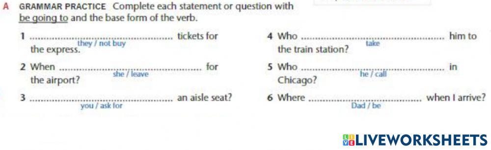 Grammar practice pg 102 2199961 | Jhenny Celia Cusicanqui