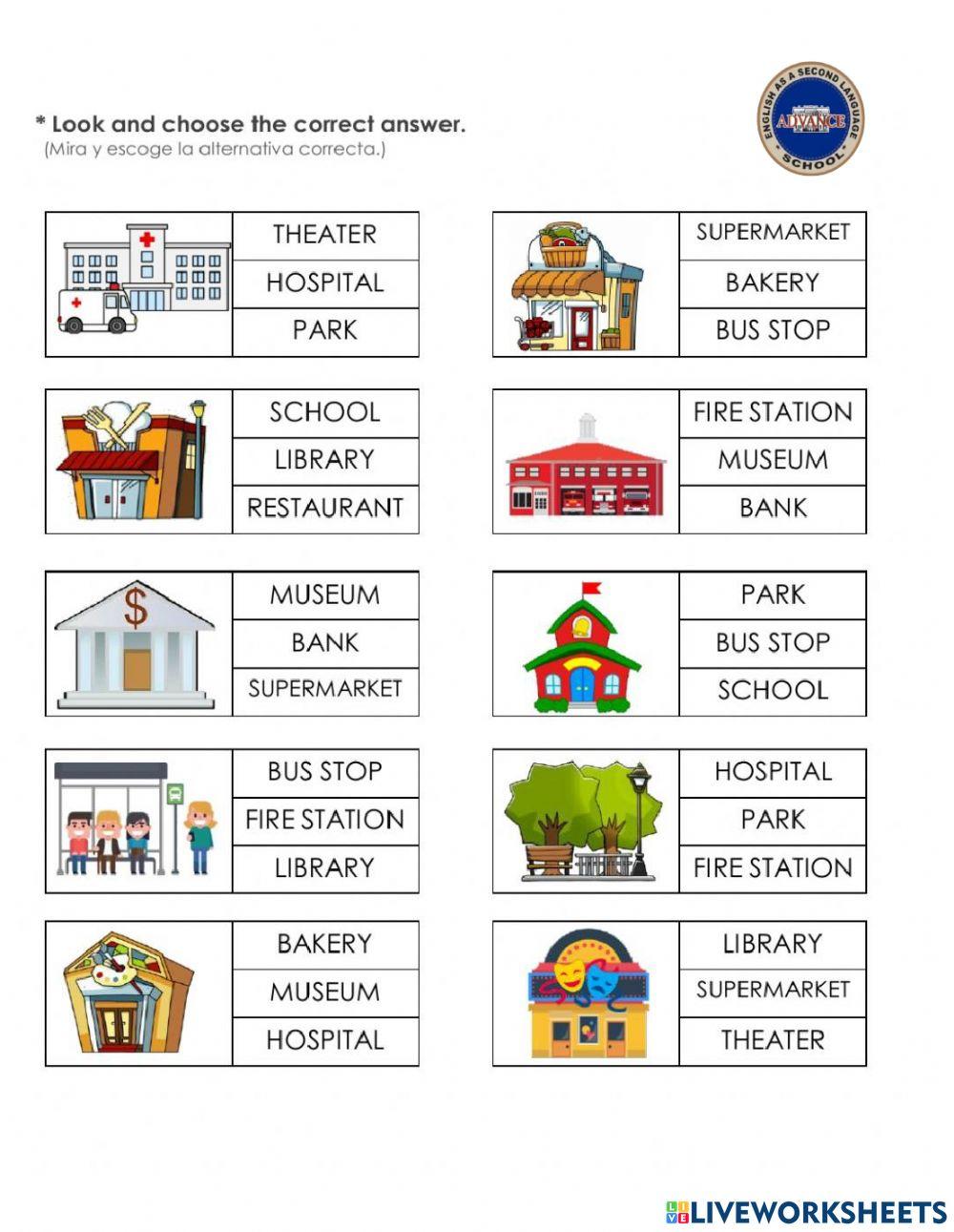 2200047 Unit 6 My Town Mariasol1392 Liveworksheets