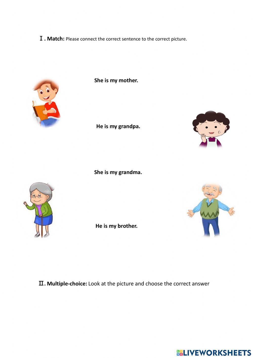 Who is she ? interactive worksheet | Live Worksheets