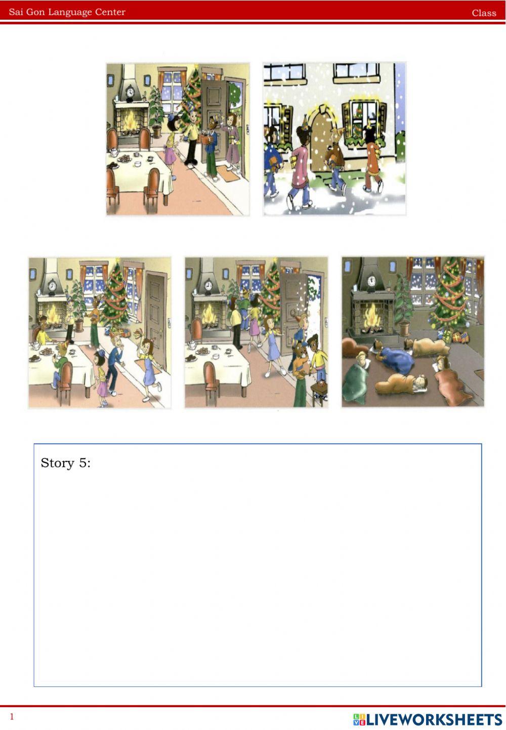 Mango Tell the story worksheet | Live Worksheets