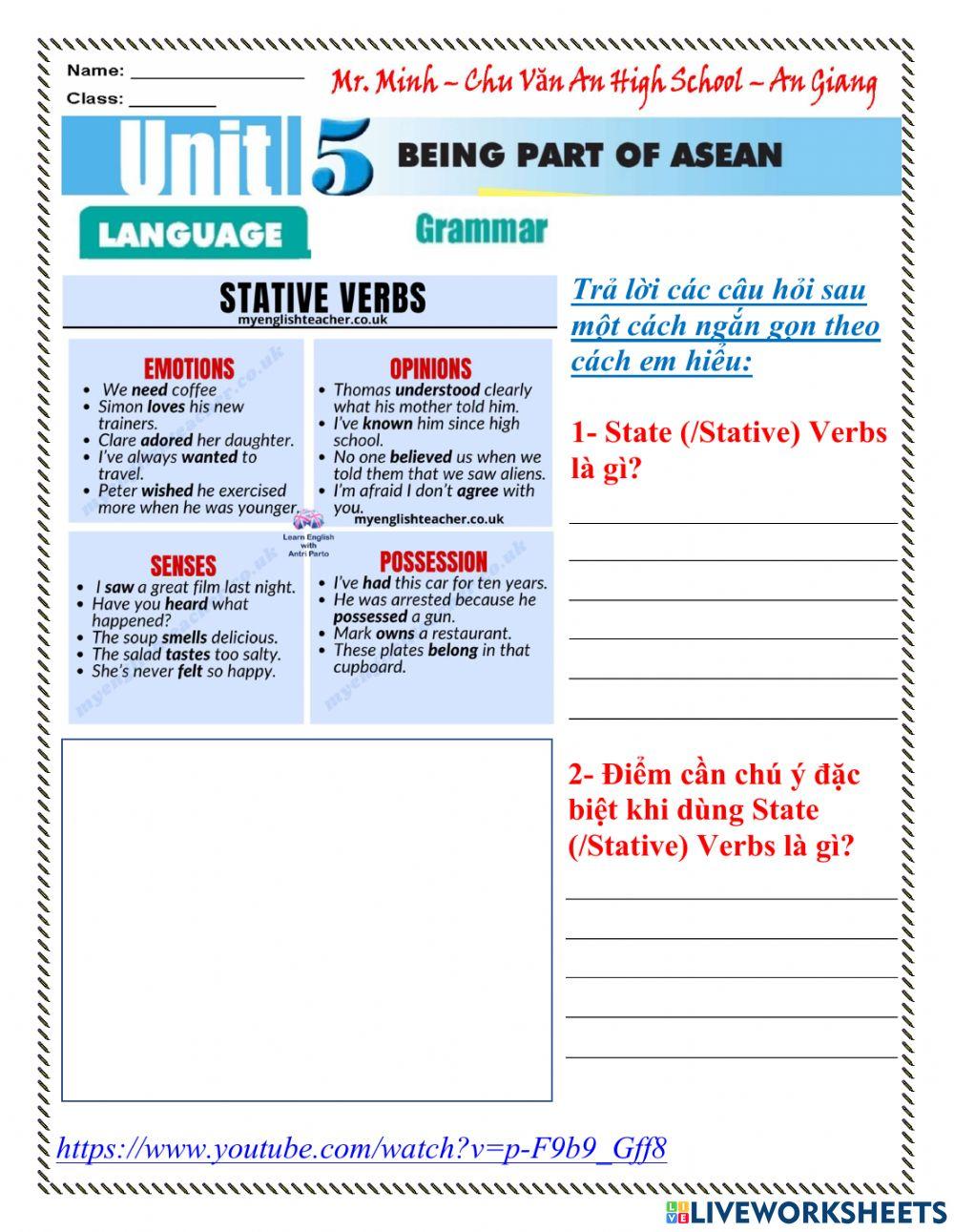 English 11 - Unit 5 - Getting Started and Language worksheet | Live ...