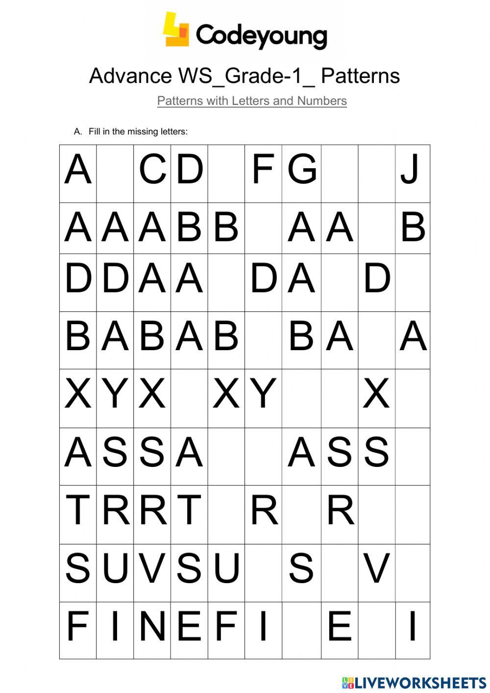 Application WS exercise | Live Worksheets