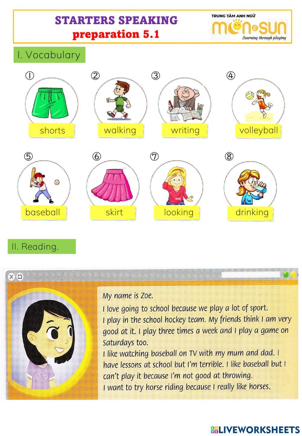 FF1 - Practice test 5..1 worksheet | Live Worksheets