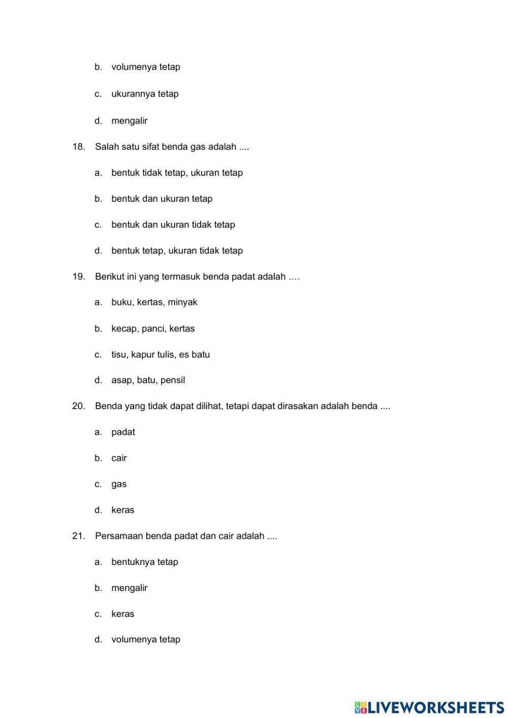 Sts ipas 4 worksheet | Live Worksheets