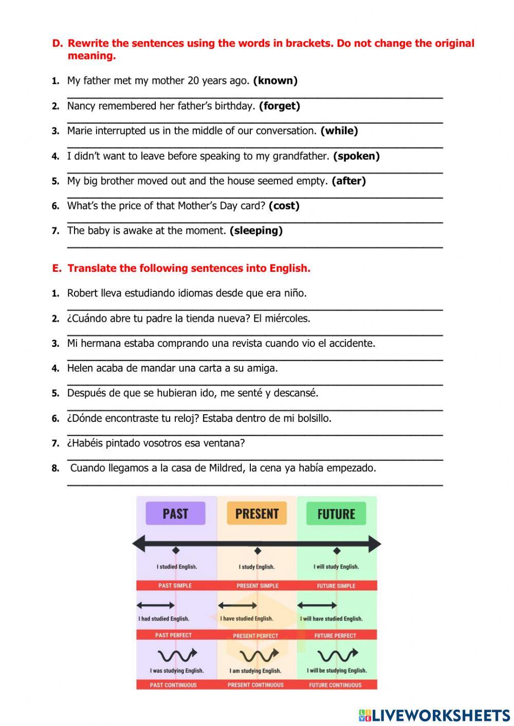 Review of Basic… | Free Interactive Worksheets | 6911481