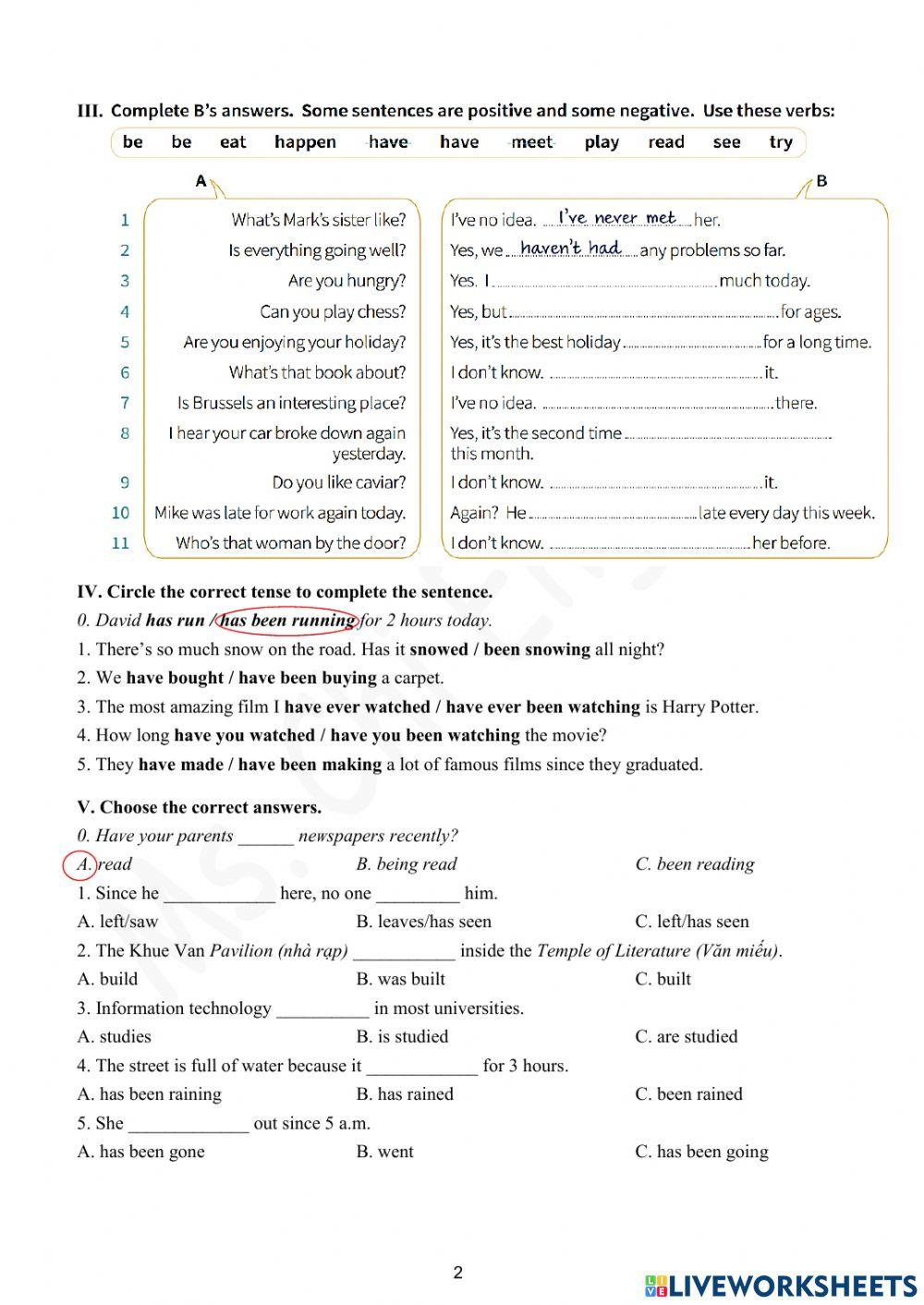 Viet Teacher-S9-Week 13-U4-Gram revision worksheet | Live Worksheets