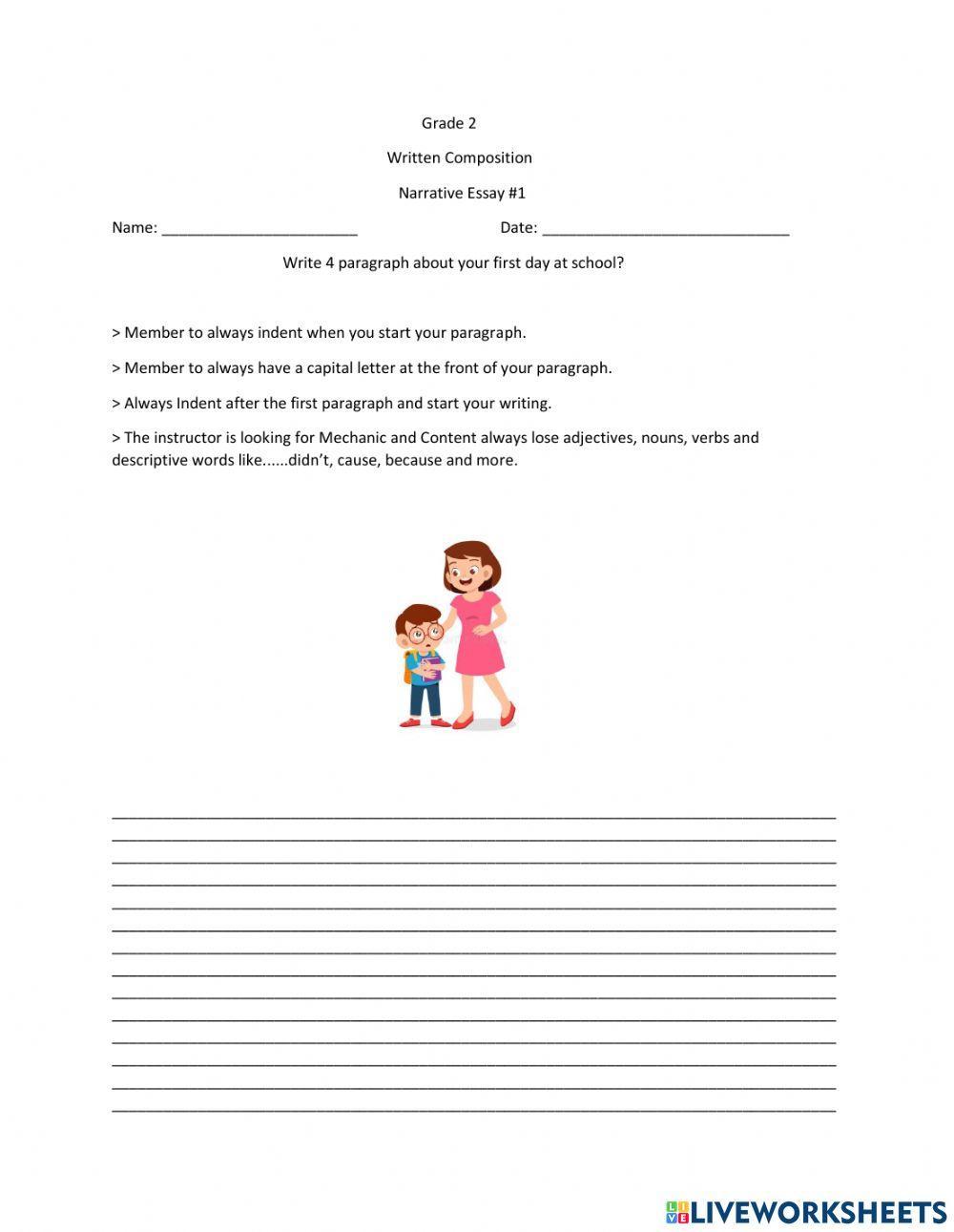 Written Composi… | Free Interactive Worksheets | 2202925