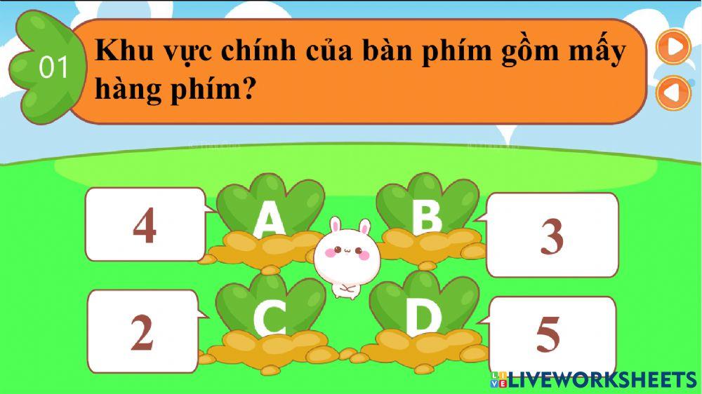 2203877 | Bài 5: Sử dụng bàn phím | Nguyễn Thị Ngọc Lan