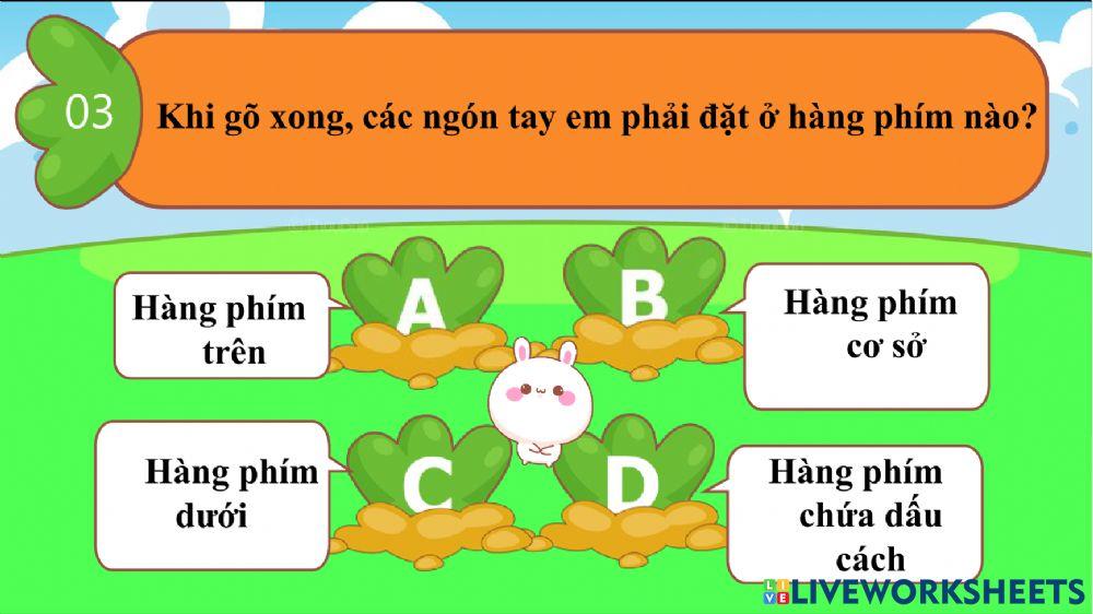 2203877 | Bài 5: Sử dụng bàn phím | Nguyễn Thị Ngọc Lan