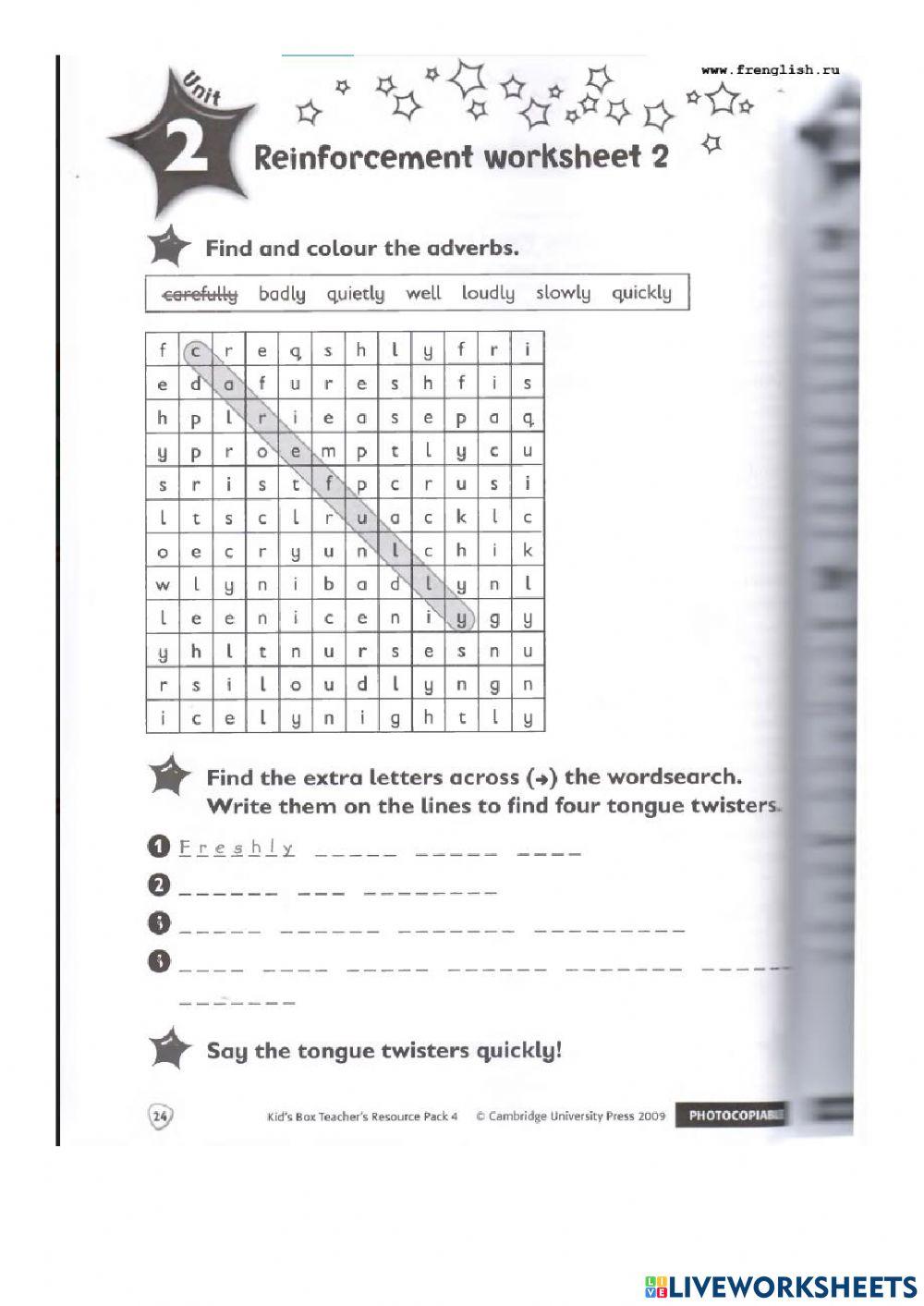 3646819 | Kid's box 4 unit 2 review | Flor Manigot