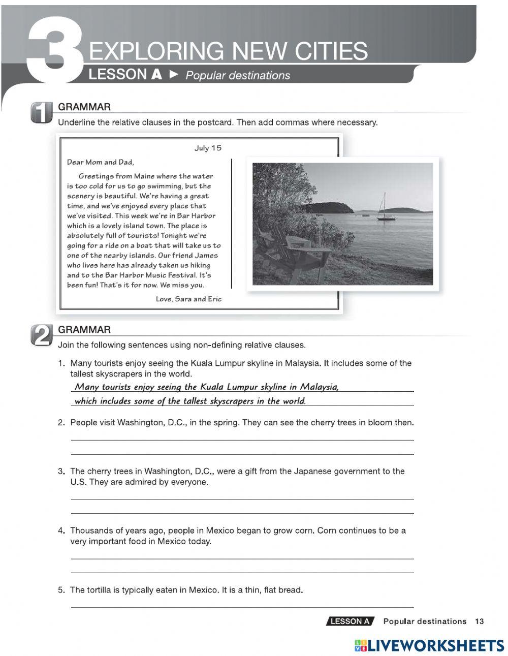 Passages 1 - Unit 3: Exploring New Cities 2472796