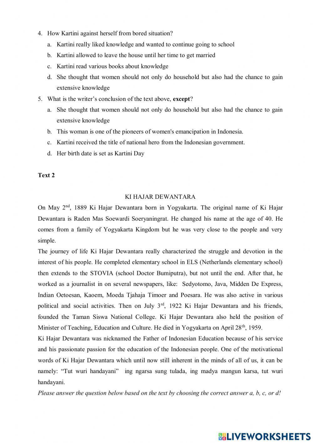 Exercise of Bio… | Free Interactive Worksheets | 2205189