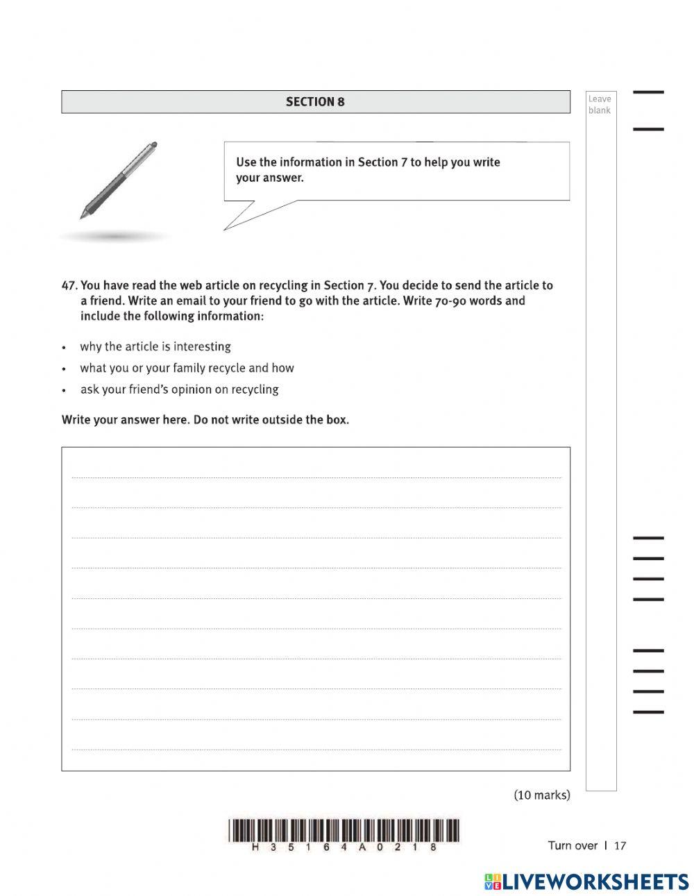 PTEG - Part 2 | Free Interactive Worksheets | 6912191