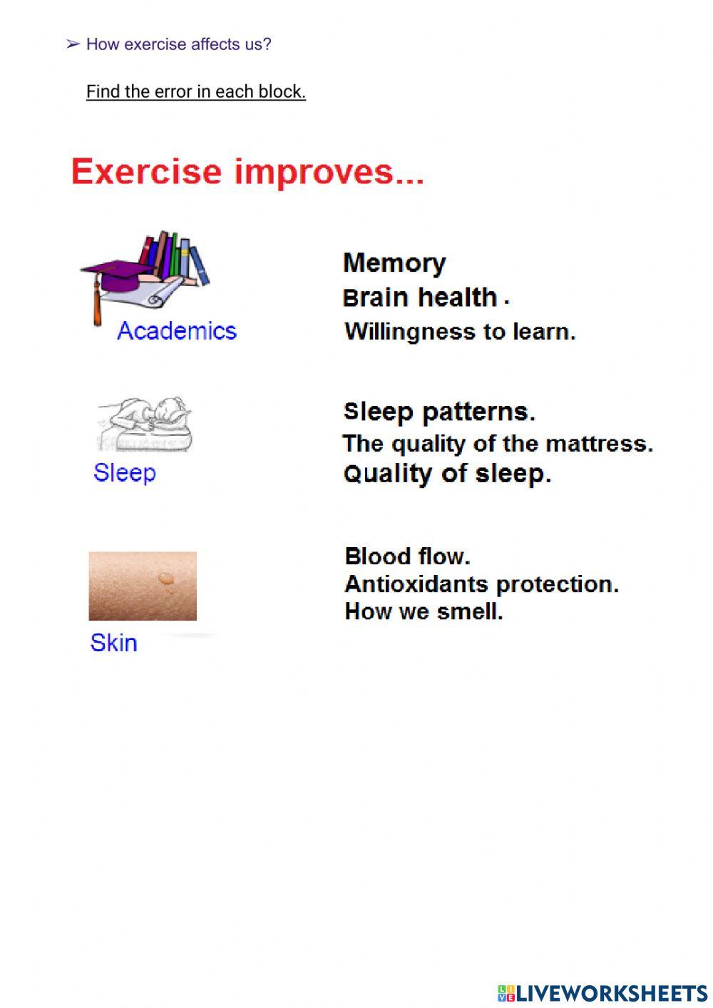 Benefits Of Exercise Interactive Worksheet Live Worksheets benefits-of-exercise-interactive-worksheet-live-worksheets