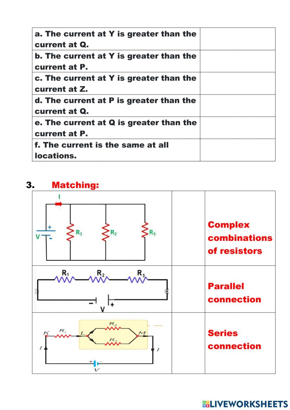 Connection ress… | Free Interactive Worksheets | 2230862