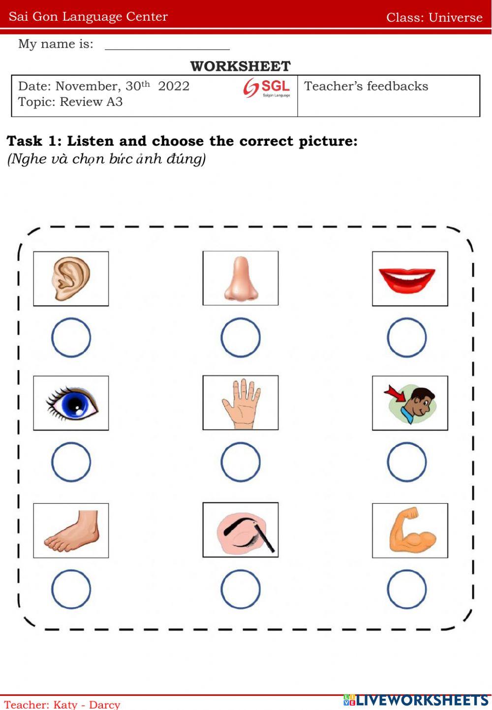 2231178 | Universe 3011 | Mai Hồng Nữ | LiveWorksheets