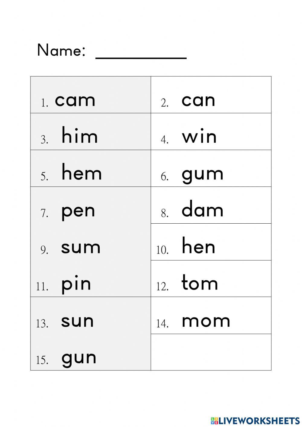 Look and read 1 online exercise for | Live Worksheets