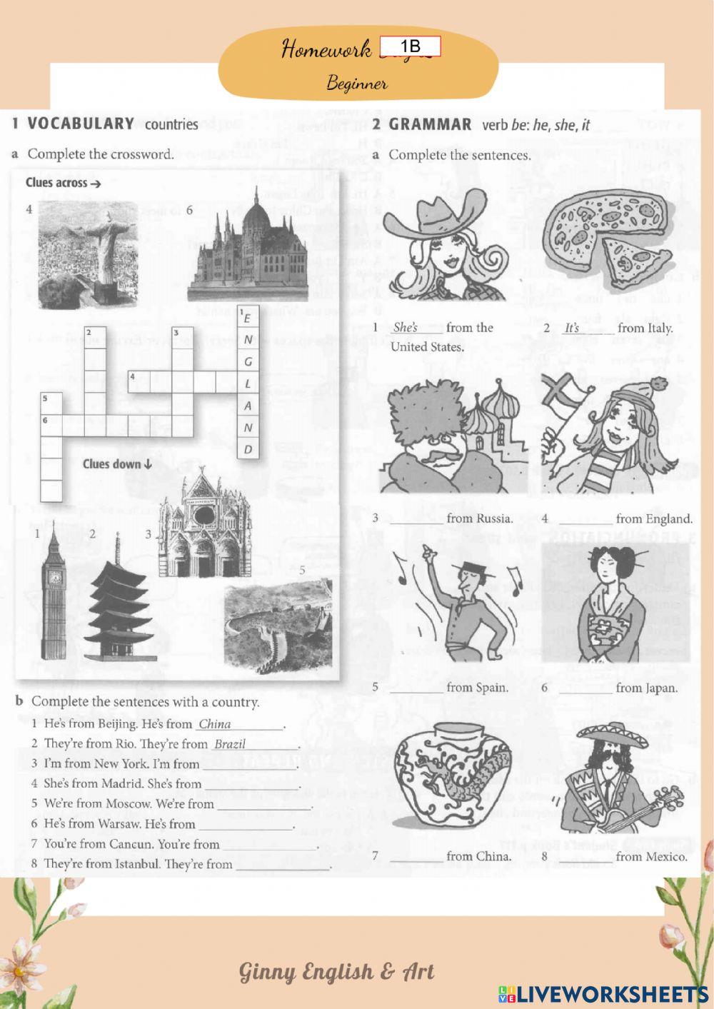 2162036 | Beginner 1B | dthu177 | LiveWorksheets