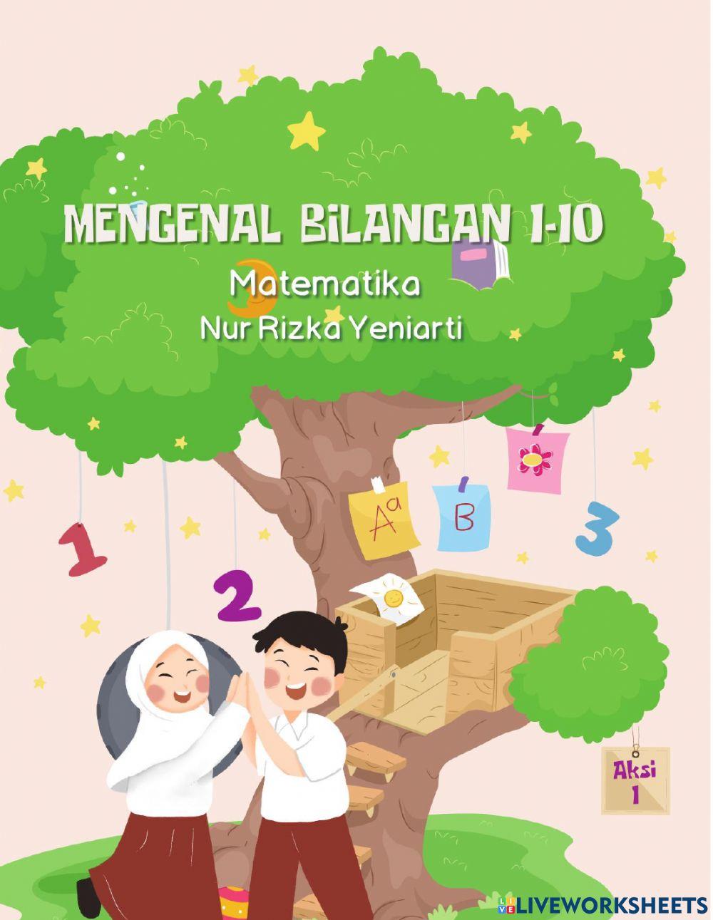 Mengenal bilangan online activity for 1 | Live Worksheets
