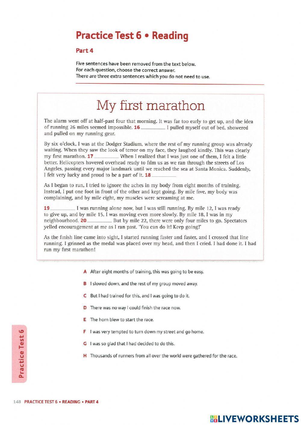 B1 preliminary interactive worksheet | Live Worksheets