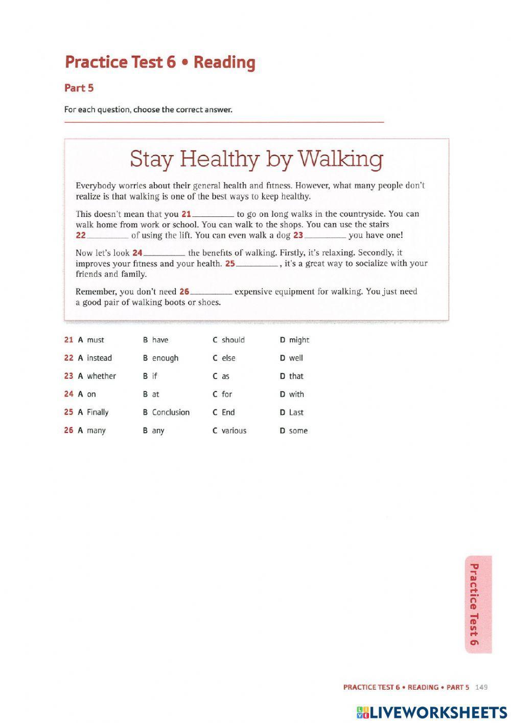 B1 preliminary interactive worksheet | Live Worksheets