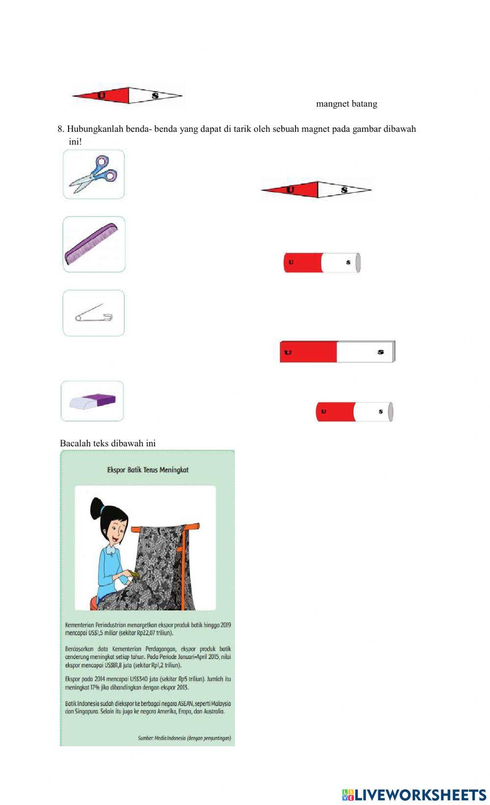 Tema 5 (wirausaha) worksheet | Live Worksheets