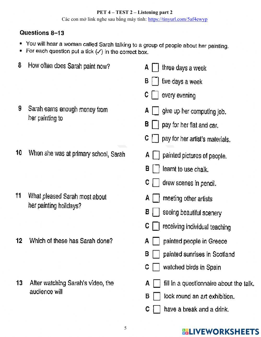 Viet teacher-S7-WEEK18-FCE+PET Practice 2240026