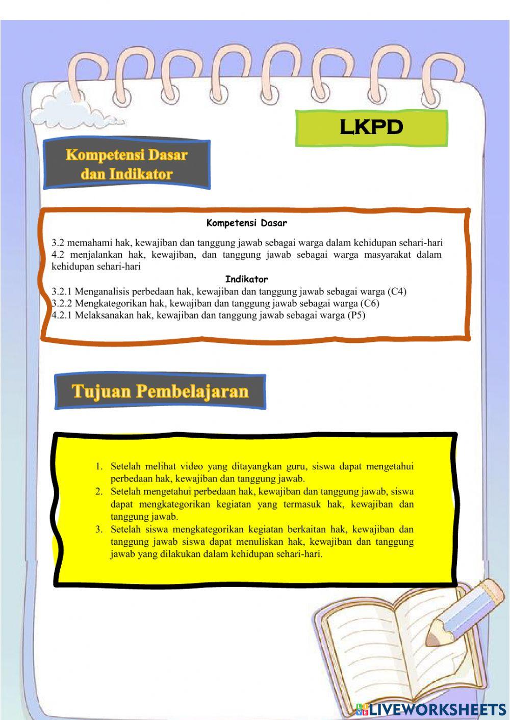 Pkn online exercise for 5 | Live Worksheets