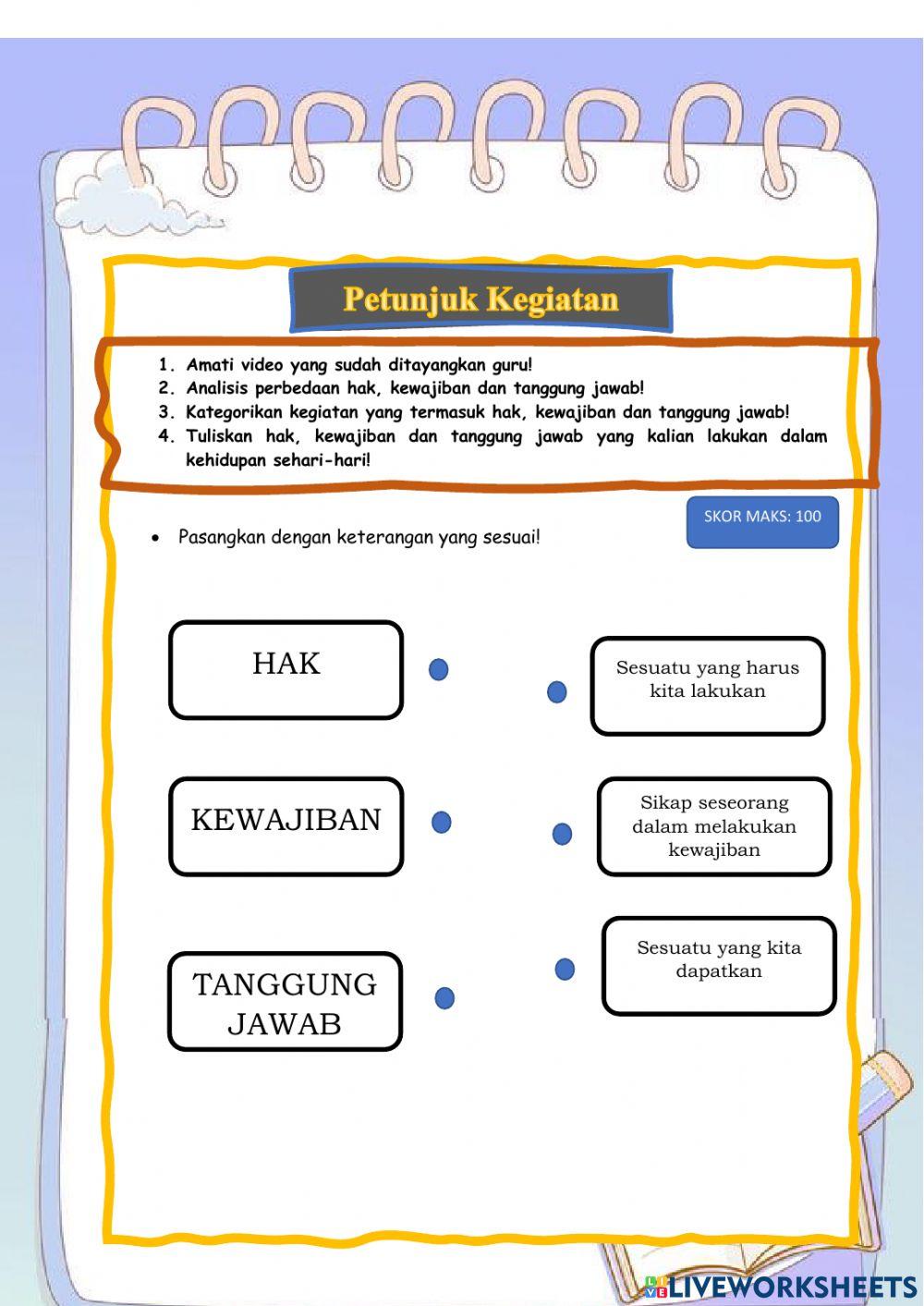 Pkn online exercise for 5 | Live Worksheets