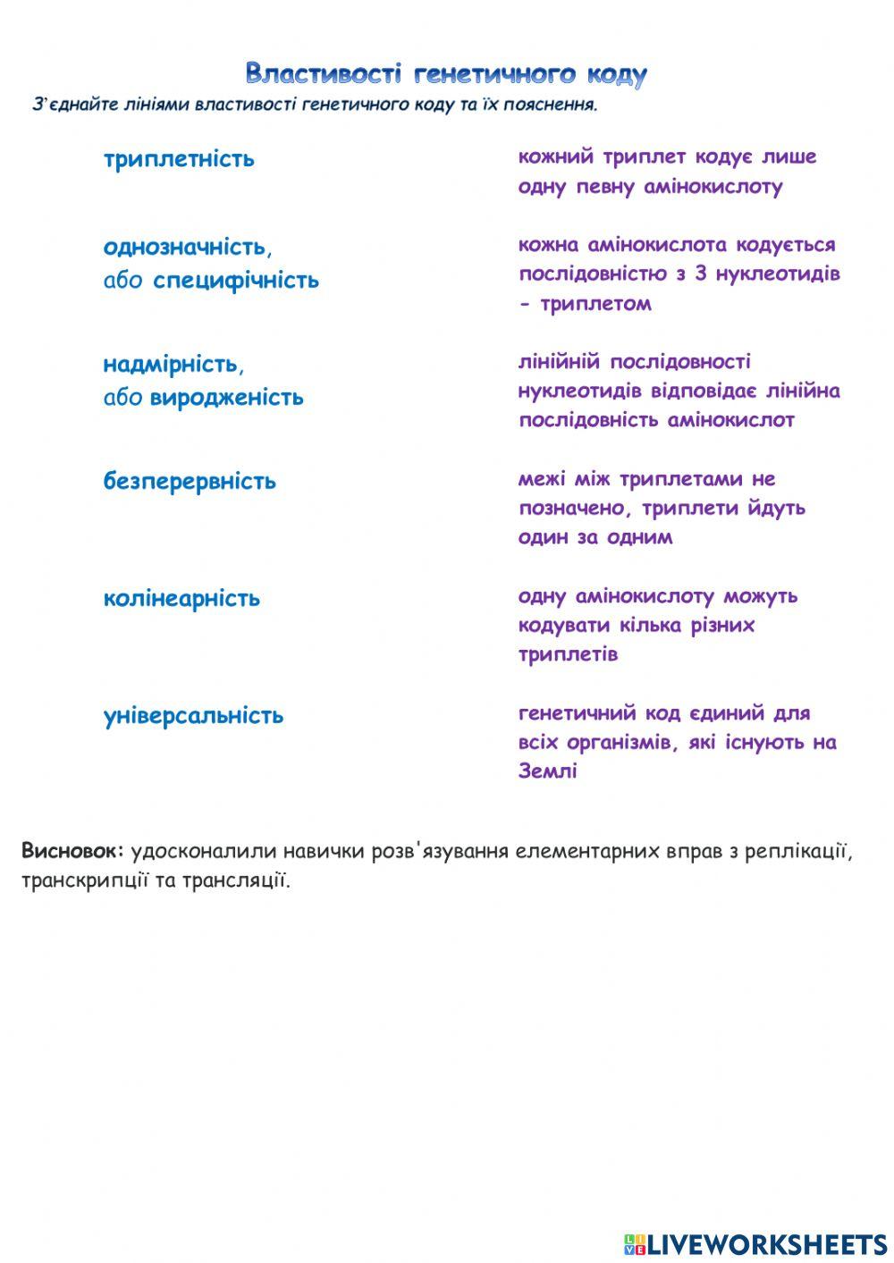 Практична робота 9 клас Worksheet Live Worksheets