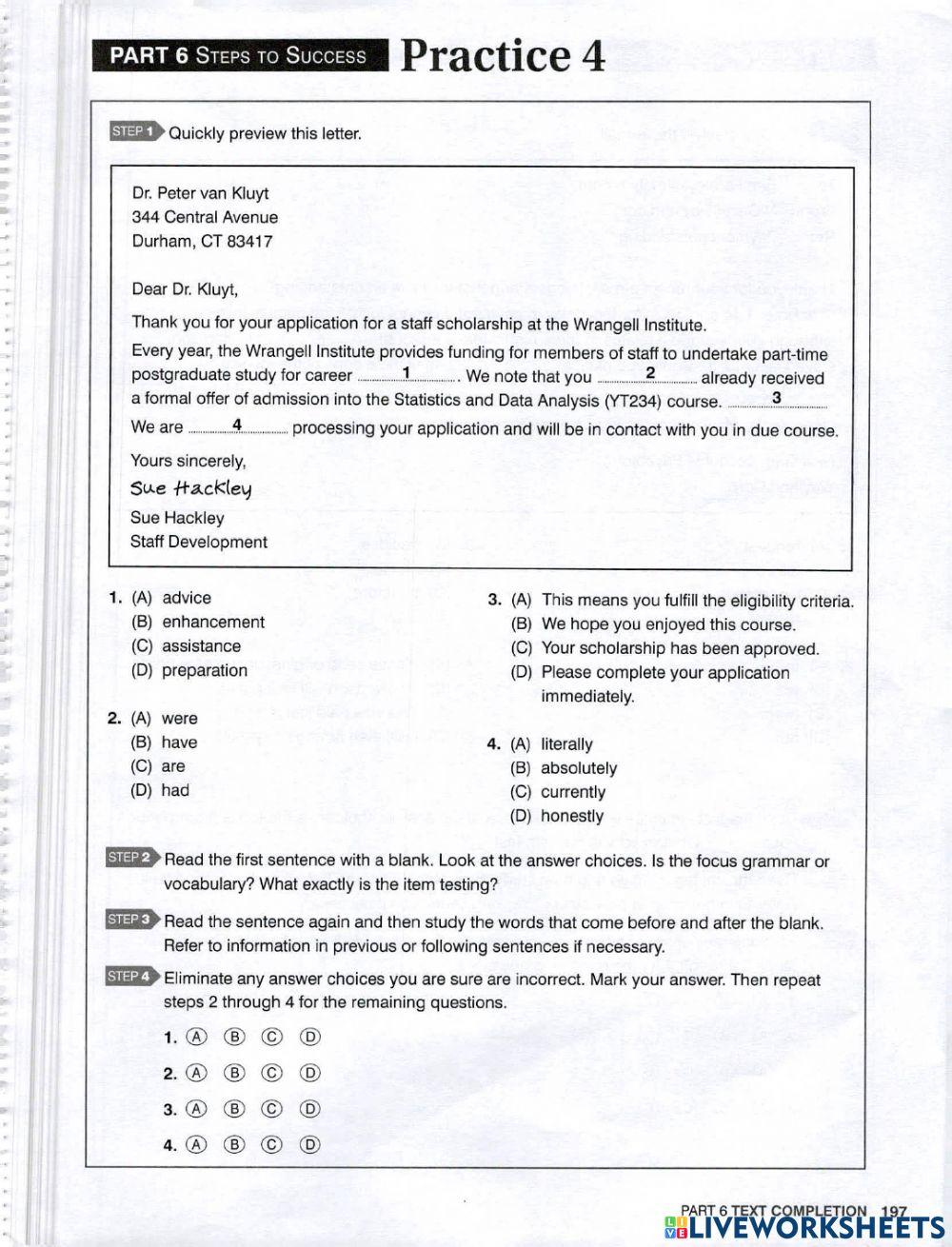 P6 Practice 1-5 (p.194-199) online exercise for | Live Worksheets