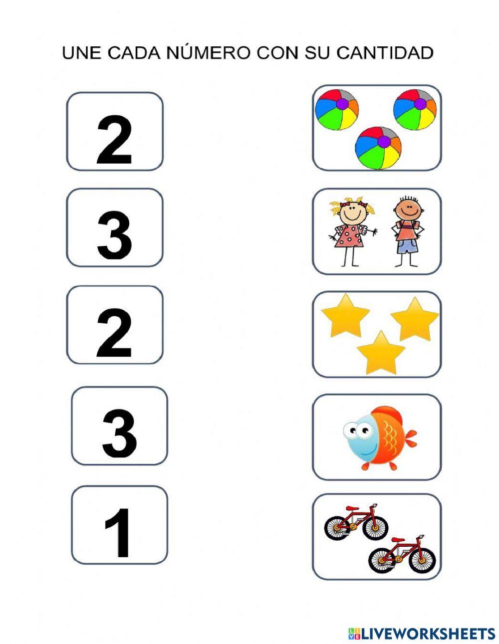 Unir con lineas interactive activity for Inicial | Live Worksheets
