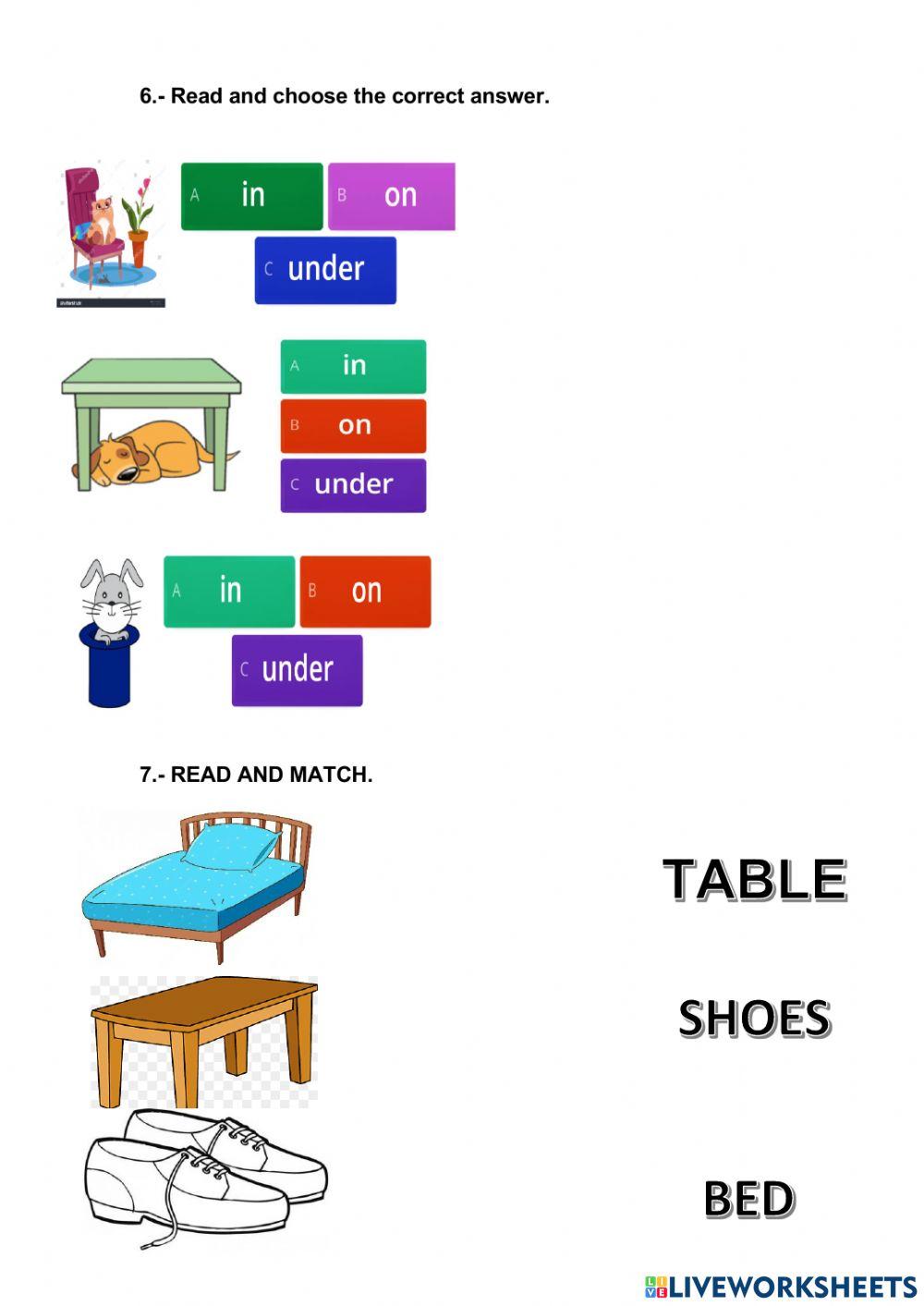 English test p1 interactive worksheet | Live Worksheets