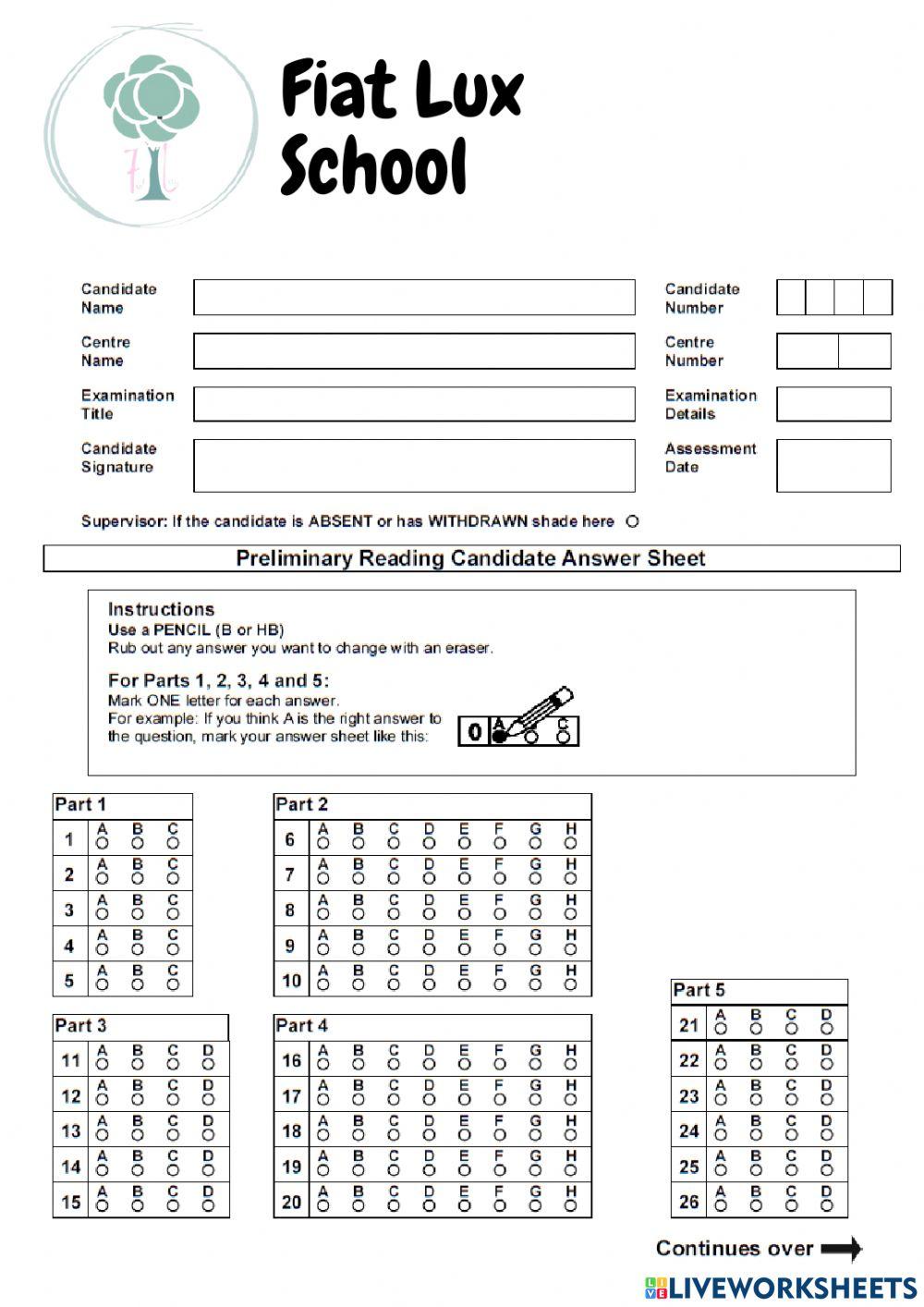 B1 Answer-s KEY worksheet | Live Worksheets