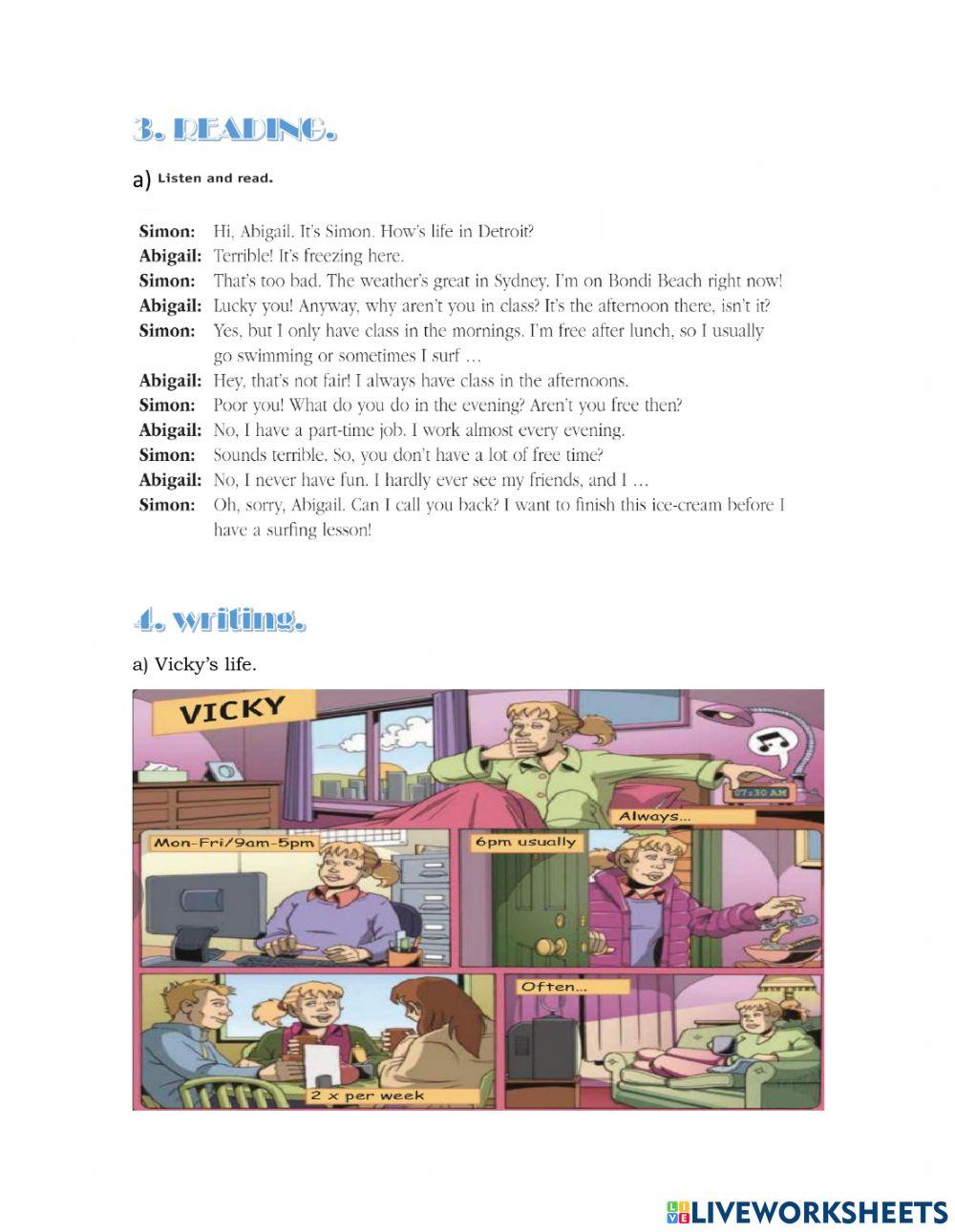 activities: lesson plan worksheet | Live Worksheets