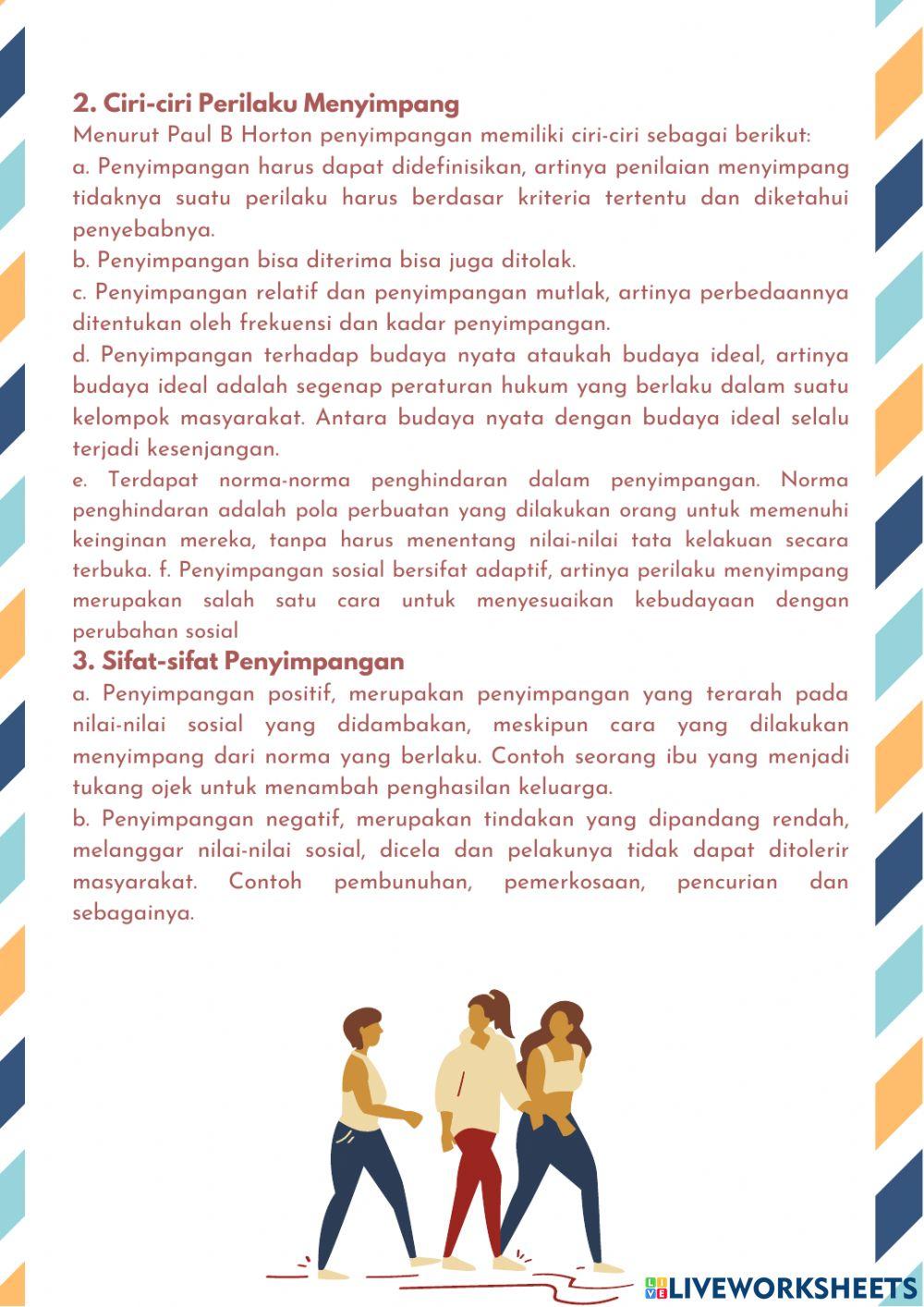 2244452 | Perilaku menyimpang | Misbahul Jannah