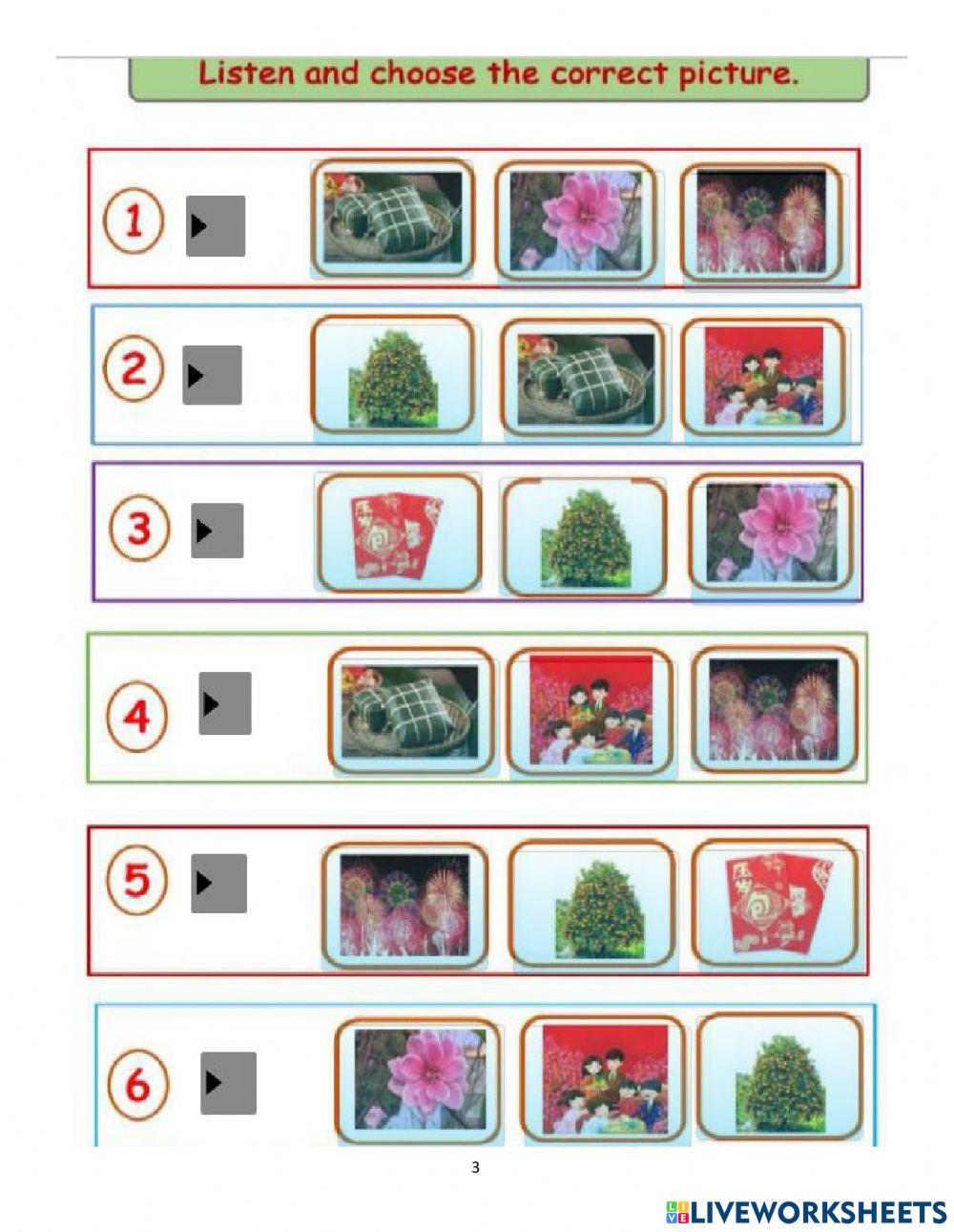 Tet holiday free online exercise | Live Worksheets