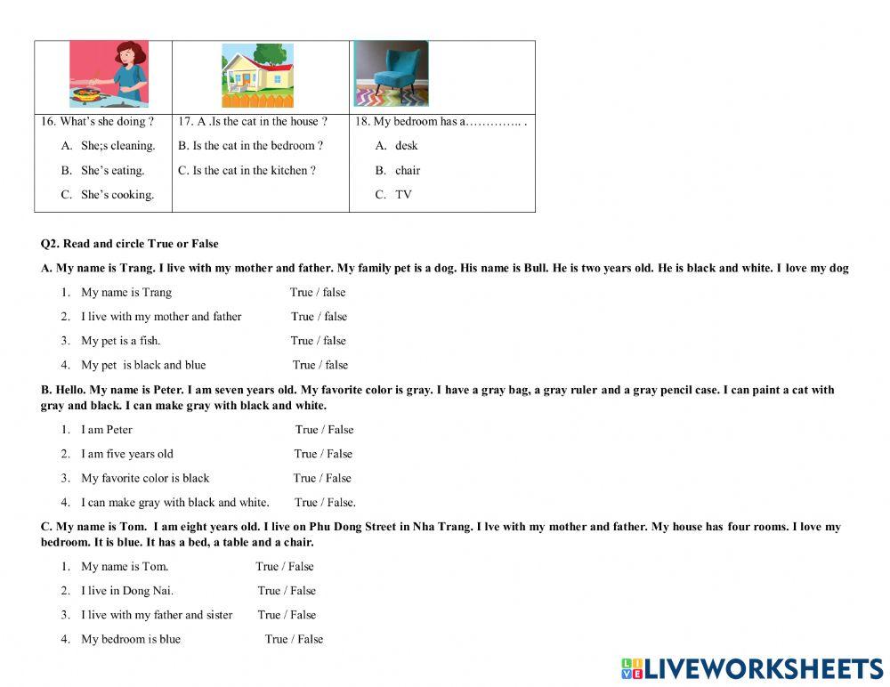 2244895 | Review reading and writing grade 3 semester 1