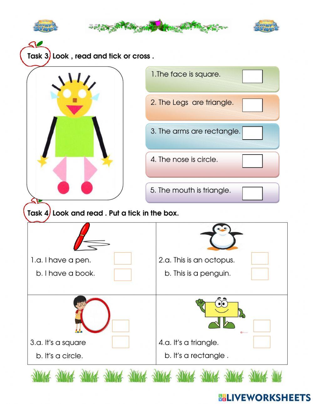 Smart start 2 u… | Free Interactive Worksheets | 2246200