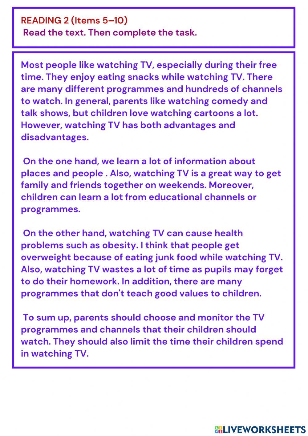 Grade 7 The Eng… | Free Interactive Worksheets | 2246391