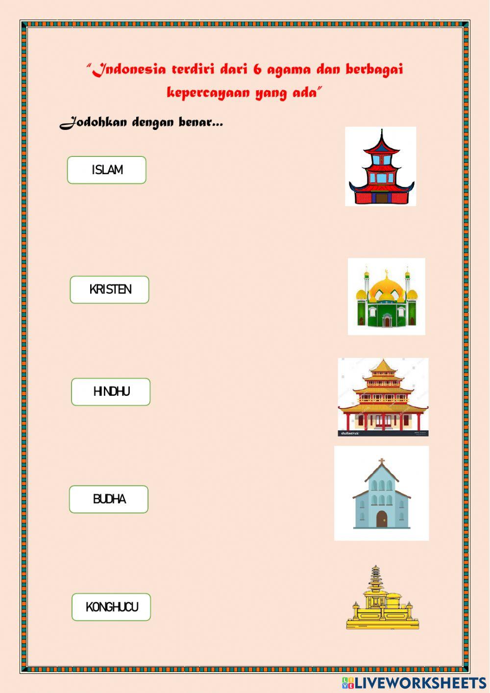 Persatuan Toleransi worksheet | Live Worksheets