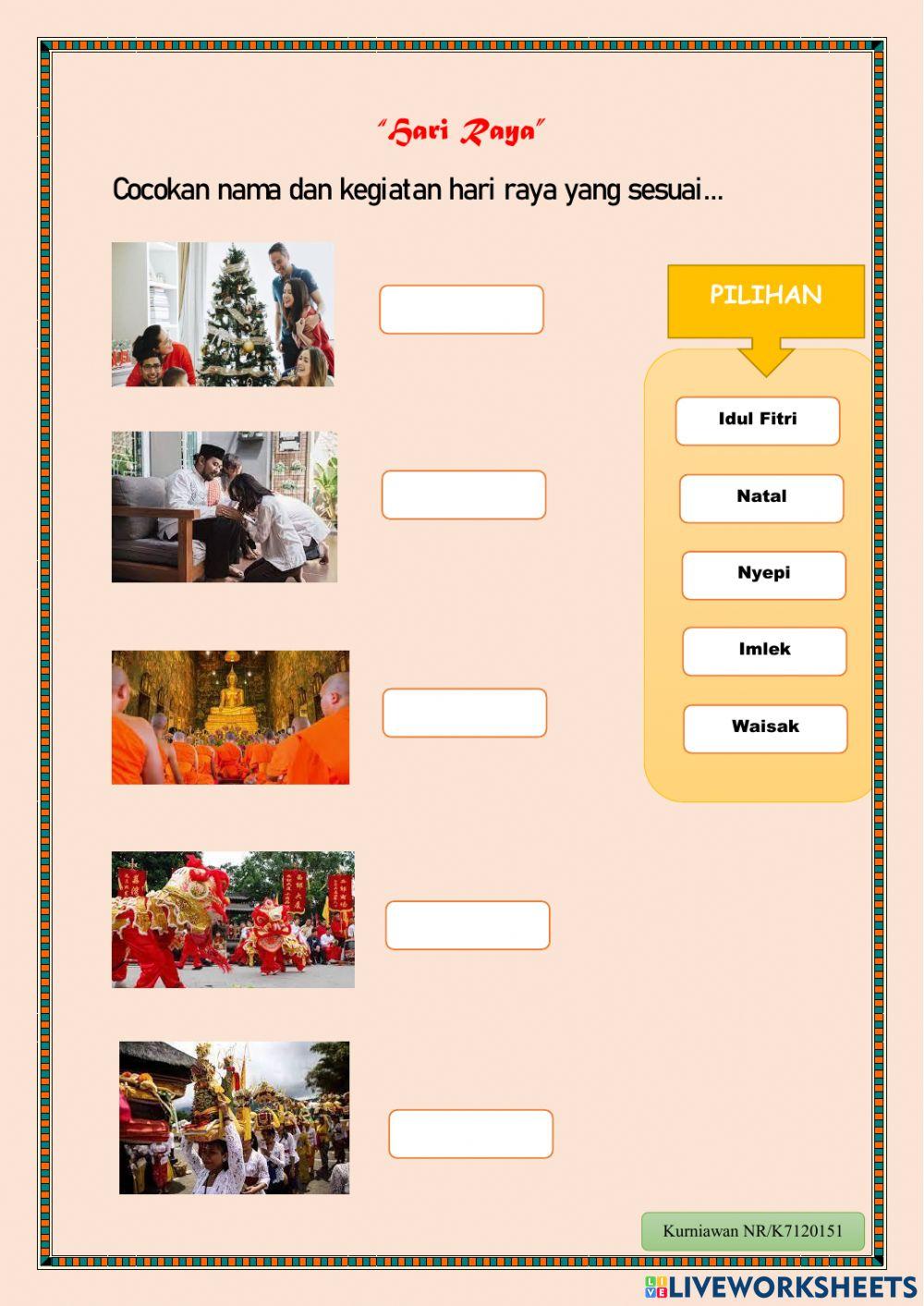 Persatuan Toleransi worksheet | Live Worksheets