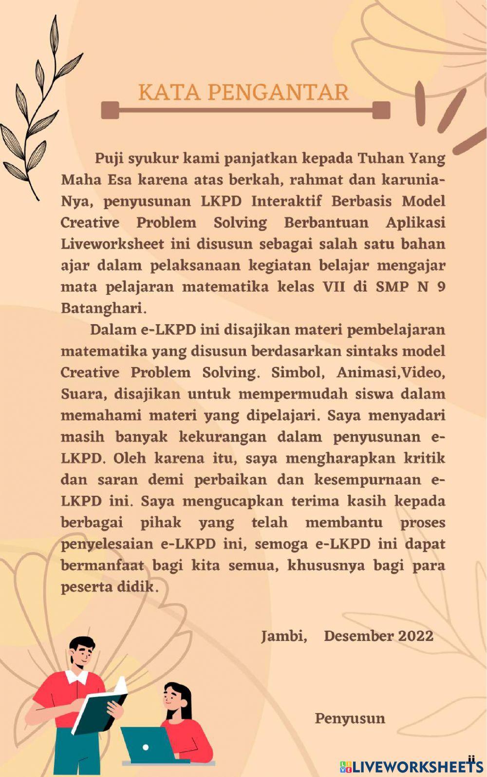 LKPD 1 Page 1 worksheet | Live Worksheets